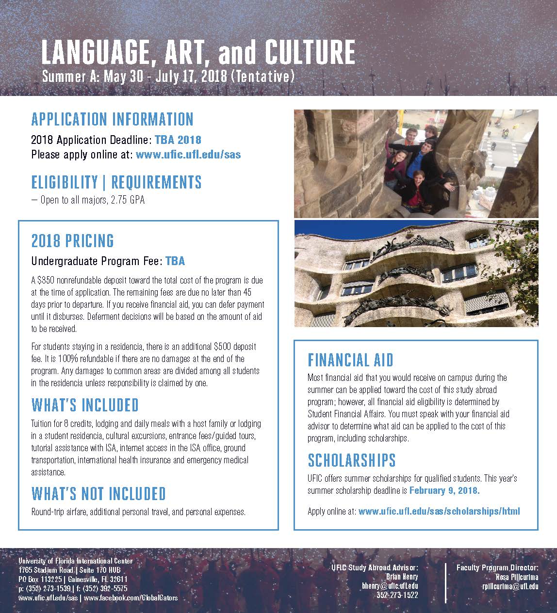 Foreign Language Study Abroad Programs - UF College of Journalism and ...