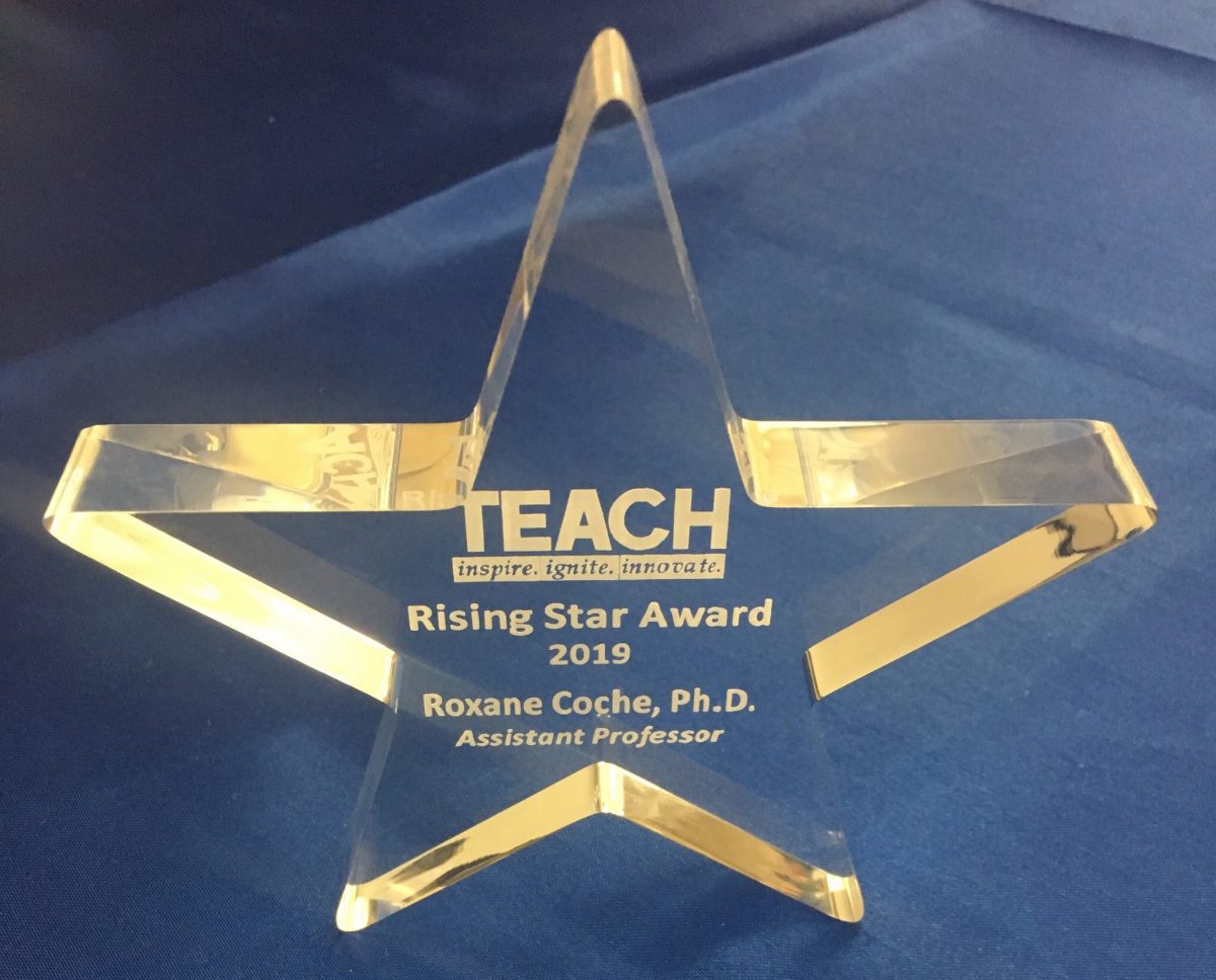 Roxane Coche Receives Rising Star Award from the UF Office of Teaching ...