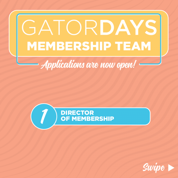 GatorDays - Leadership Applications Available - UF College of ...