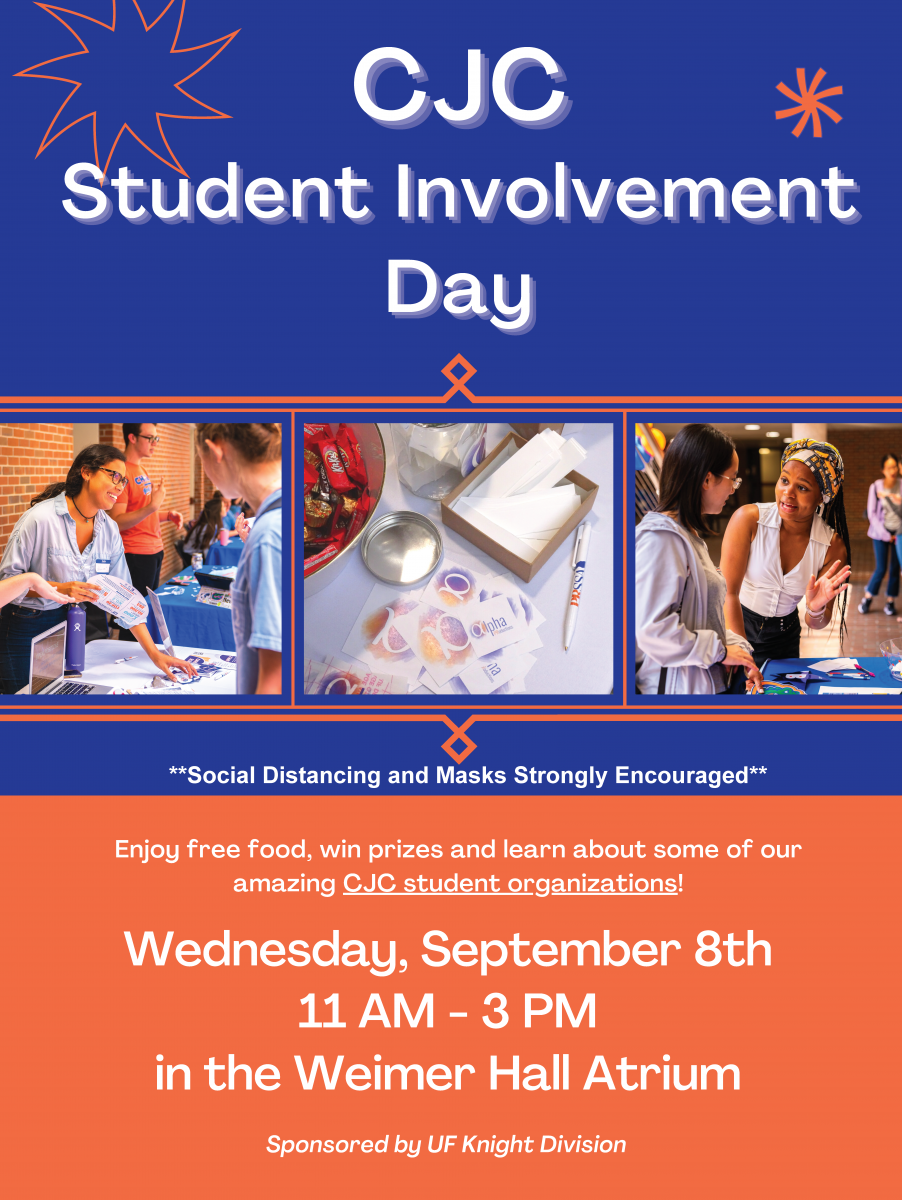 Fall 2021 CJC Student Involvement Day - UF College of Journalism and ...