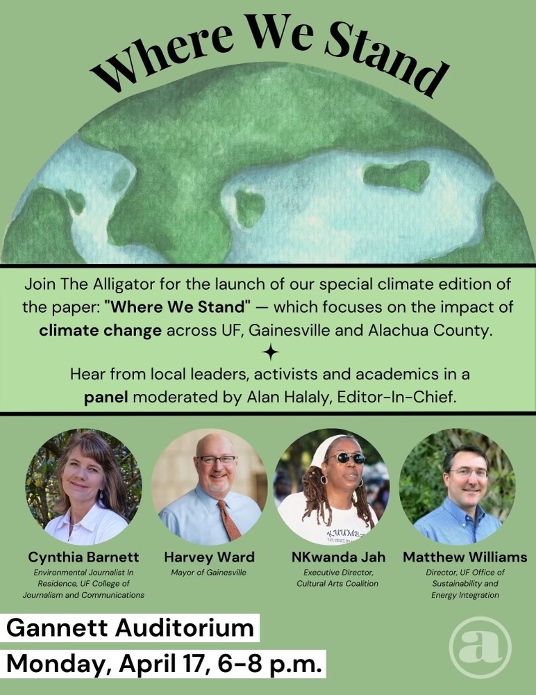The Alligator's Where We Stand Environmental Event - UF College of ...