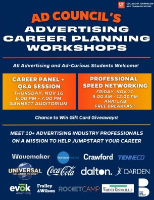 Ad Council's Advertising Career Planning Workshops - UF College of ...