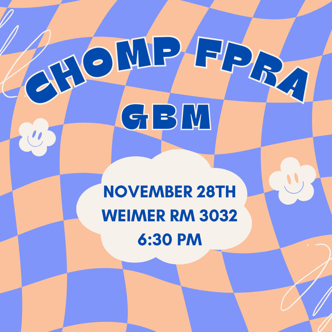 Chomp FPRA General Body Meeting - UF College of Journalism and Communications