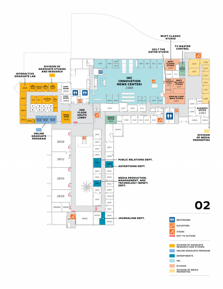 Weimer Hall Floor Plans - UF College of Journalism and Communications