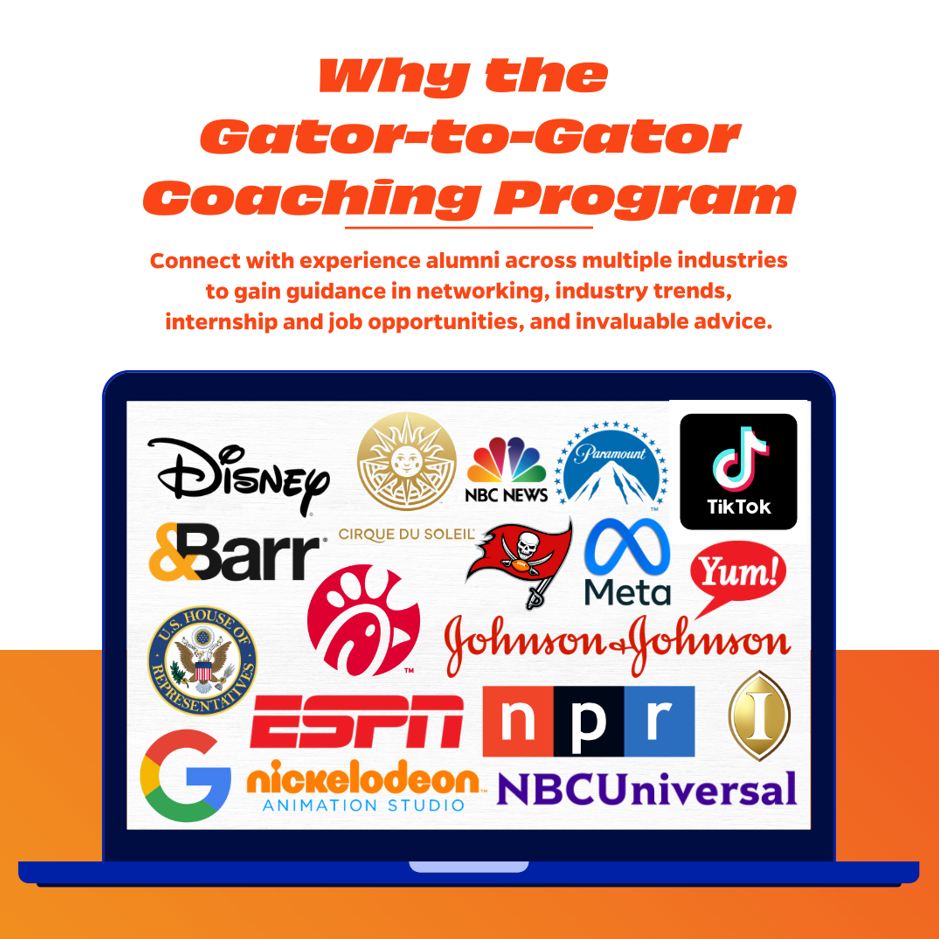 Register Now for the Gator-to-Gator Coaching Program! - UF College of Journalism and Communications